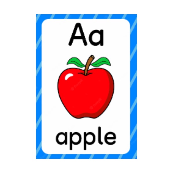 Vocabulary Flashcard: Letter Aa