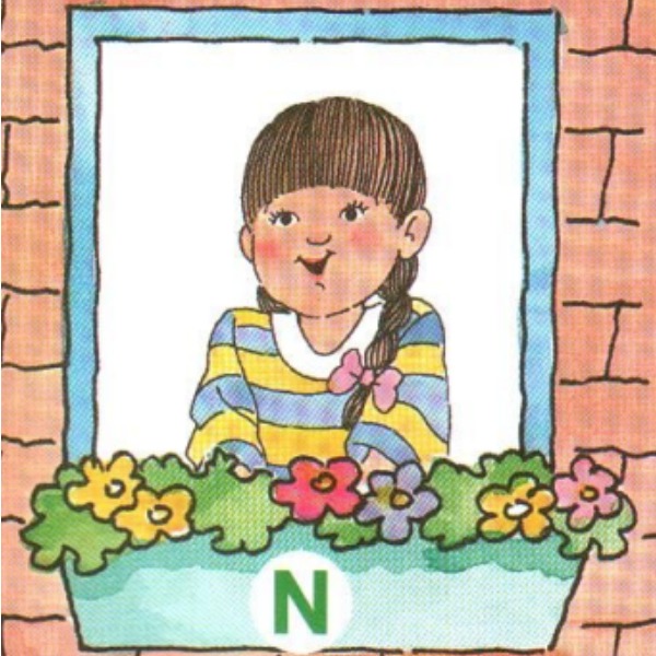 Vocabulary Flashcard: Let's go Starter Lesson 17: Nn