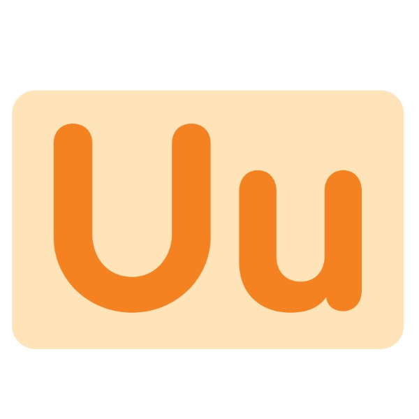 Vocabulary Flashcard: ADAPTED 1 - LETTER Uu, Vv
