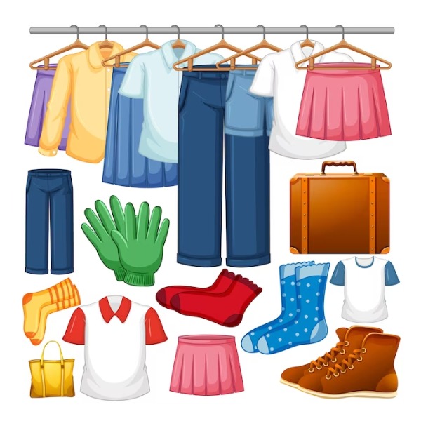 Vocabulary Flashcard: ADAPTED 2_CLOTHES