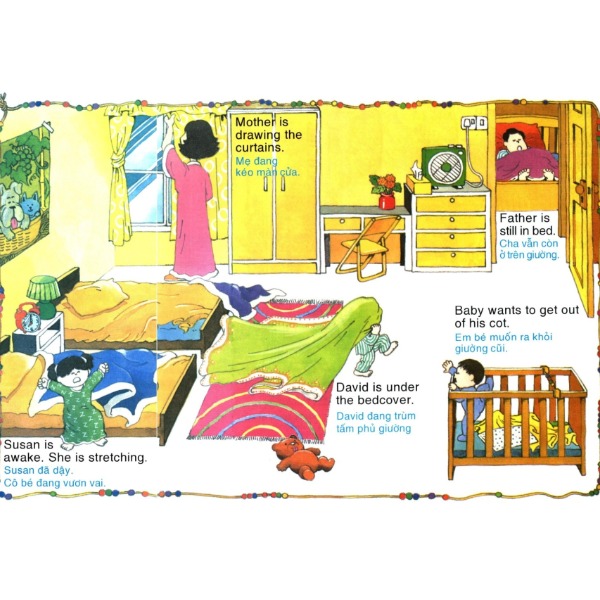 Vocabulary Flashcard: Mẫu câu There is... (Getting up)