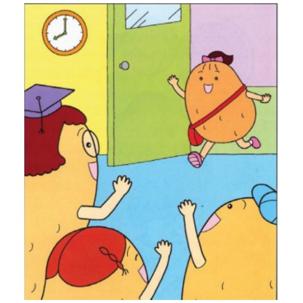 Vocabulary Flashcard: Speaking Practice – Story Potato Pals – At school