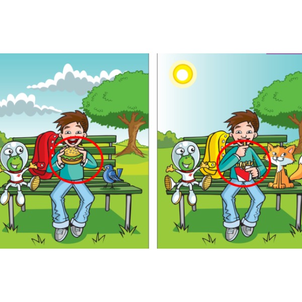 Vocabulary Flashcard: Speaking: Find the differences