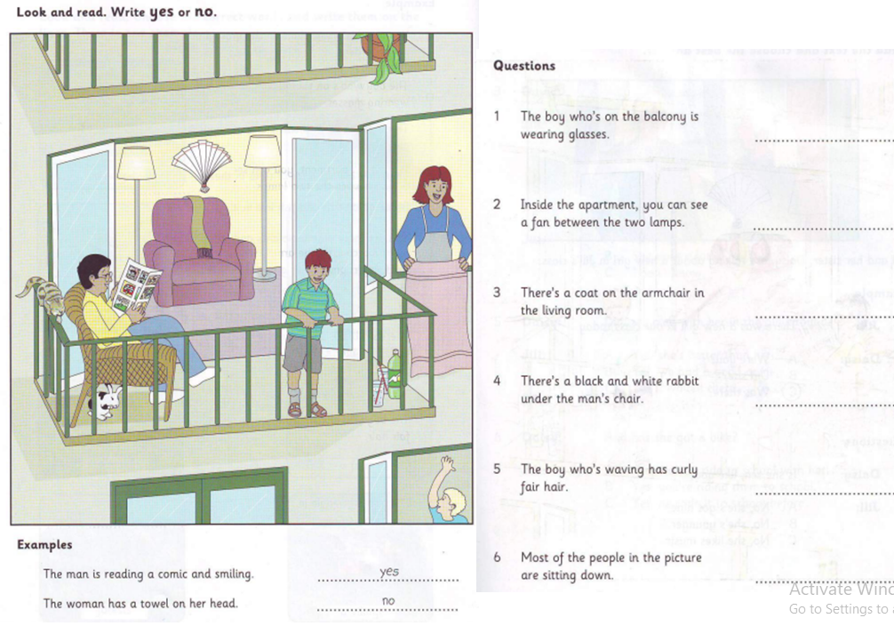 MOVERS 6 - TEST 3 - READING & WRITING